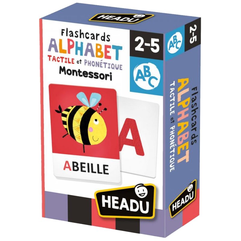 Flashcards Alphabet Tactile Et Phonétique Montessori - Jeu de Société ...
